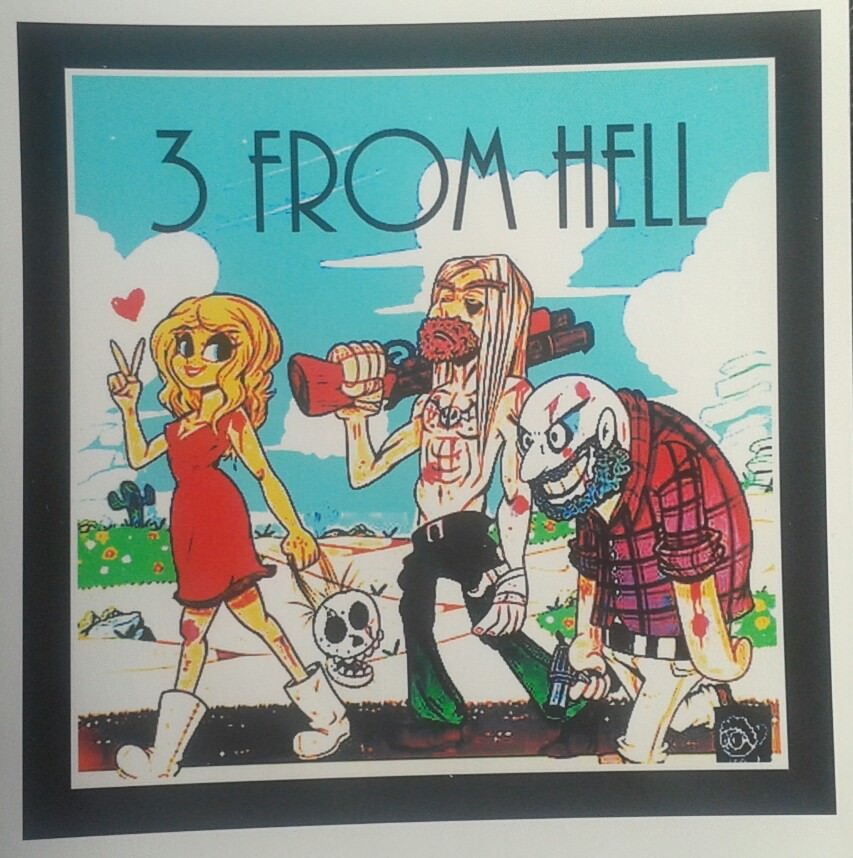 3 FROM HELL ☆ Fridge Magnet ☆ Devils Rejects ☆ Three from HELL ☆ SID ...