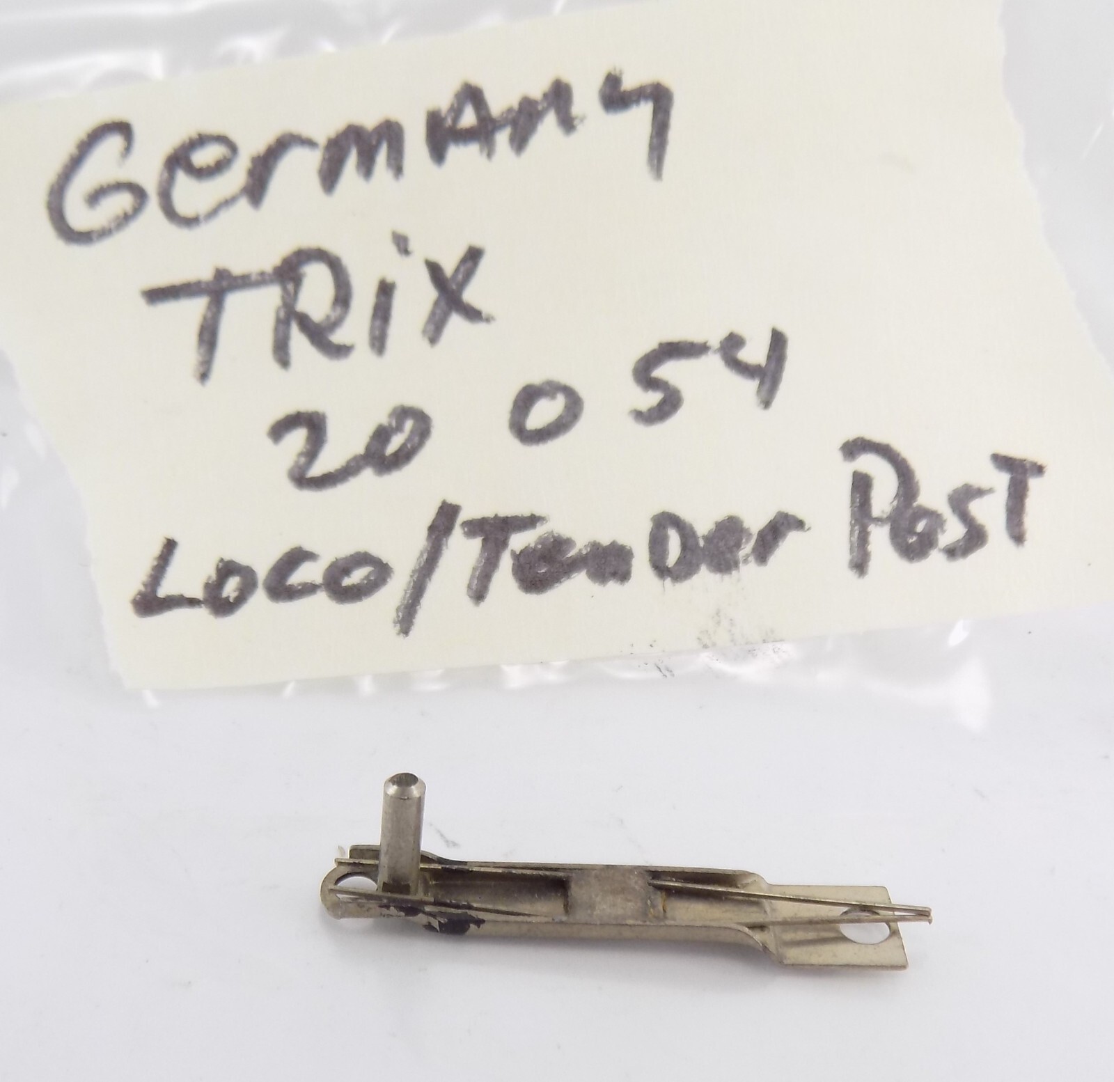 S SCALE ? / TRIX / MODEL TRAIN / 20-0-54 / TOW BAR w METAL POST ...