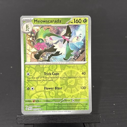 Meowscarada 015/198 SV01: Scarlet & Violet Base Set Reverse Holo ...
