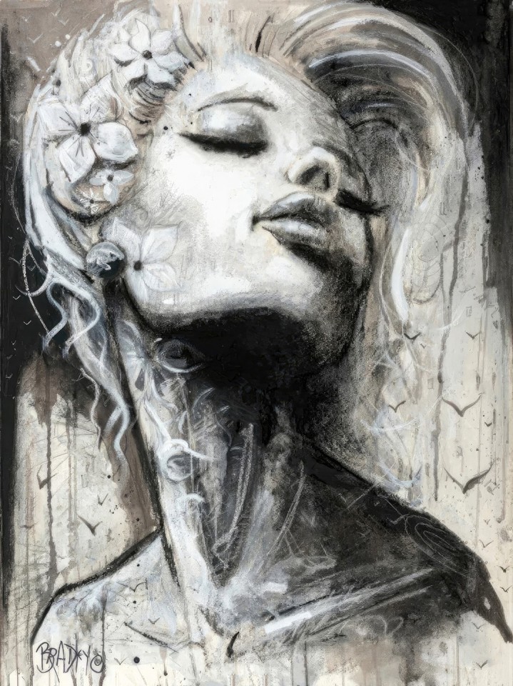 Replica, 3x Terry Bradley Prints "Serene" "At Peace" "Desire" A2 Size ...