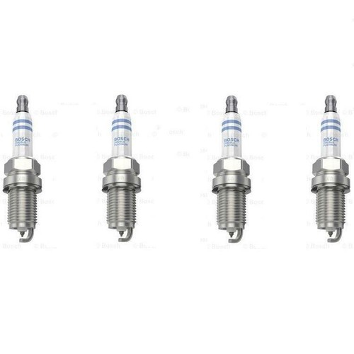 4 Bosch Zündkerzen FR5KPP332S für Audi A3 A4 Seat Leon Skoda Octavia VW ...