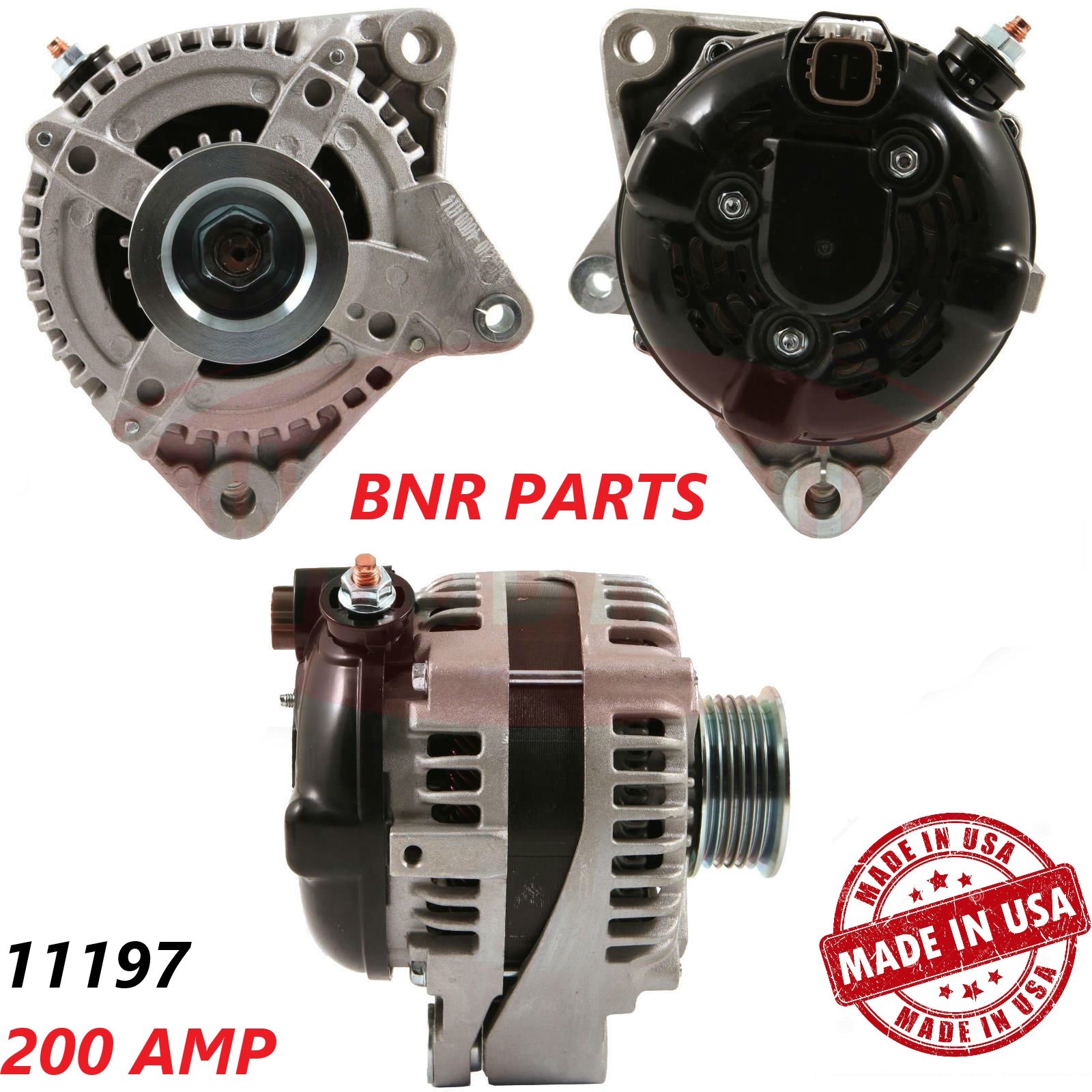 200 AMP 11197 Alternator Lexus LS430 GS430 High Output Performance HD ...