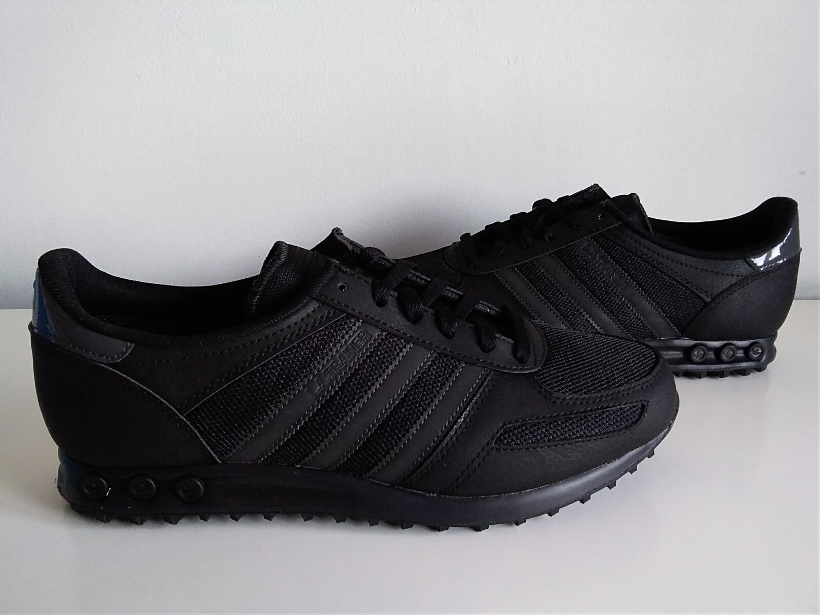 Size 11.5 - adidas LA Trainer Black - B23707 for sale online | eBay