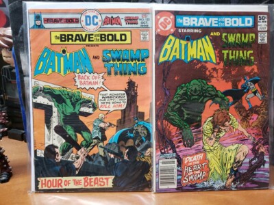 Brave and the Bold BATMAN and SWAMP THING #122,176, DC Comics FN | eBay