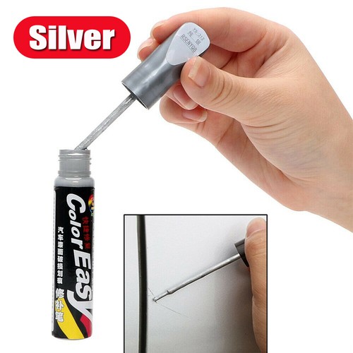 Silver Car Paint Repair Pen Scratch Remover Touch Up Clear Coat ...