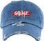 Savage Embroidery Dad Hat Baseball Cap Unconstructed Vintage Distressed ...