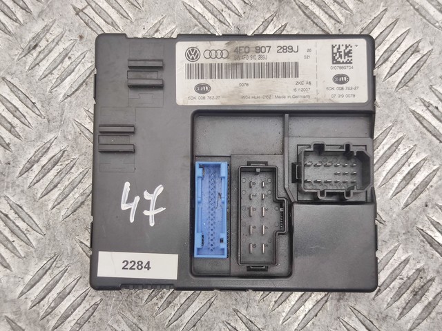 2008 Audi A6 Onboard Power Supply Control Module 4F0907289J for sale ...
