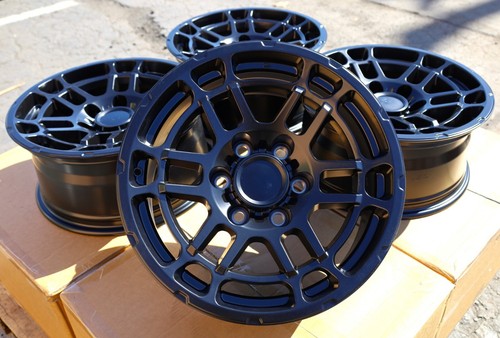 17x8 Wheels Fits Toyota 4Runner Tacoma 17 Inch 6x139.7 +5 Matte Black ...