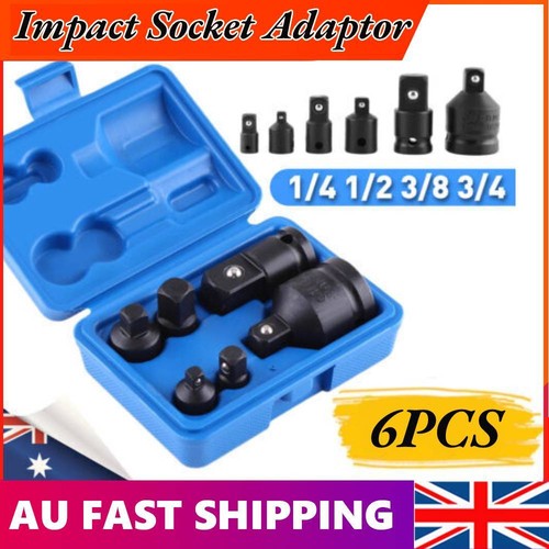 Impact Adapter And Reducer Set Socket Driver Wrench 1/2 to 3/8 3/4 ...