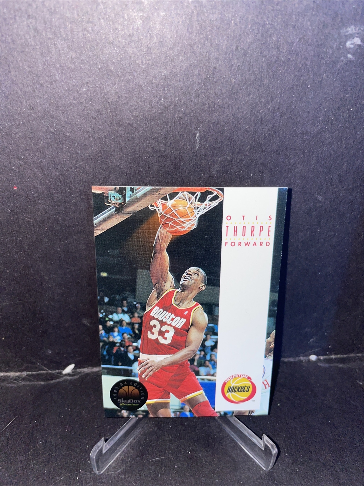 1993-94 SkyBox Premium Houston Rockets Basketball Card #83 Otis Thorpe ...