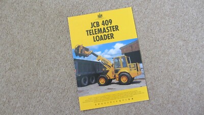 JCB 409 TELEMASTER LOADER BROCHURE 9999/4242 2/96 | eBay UK