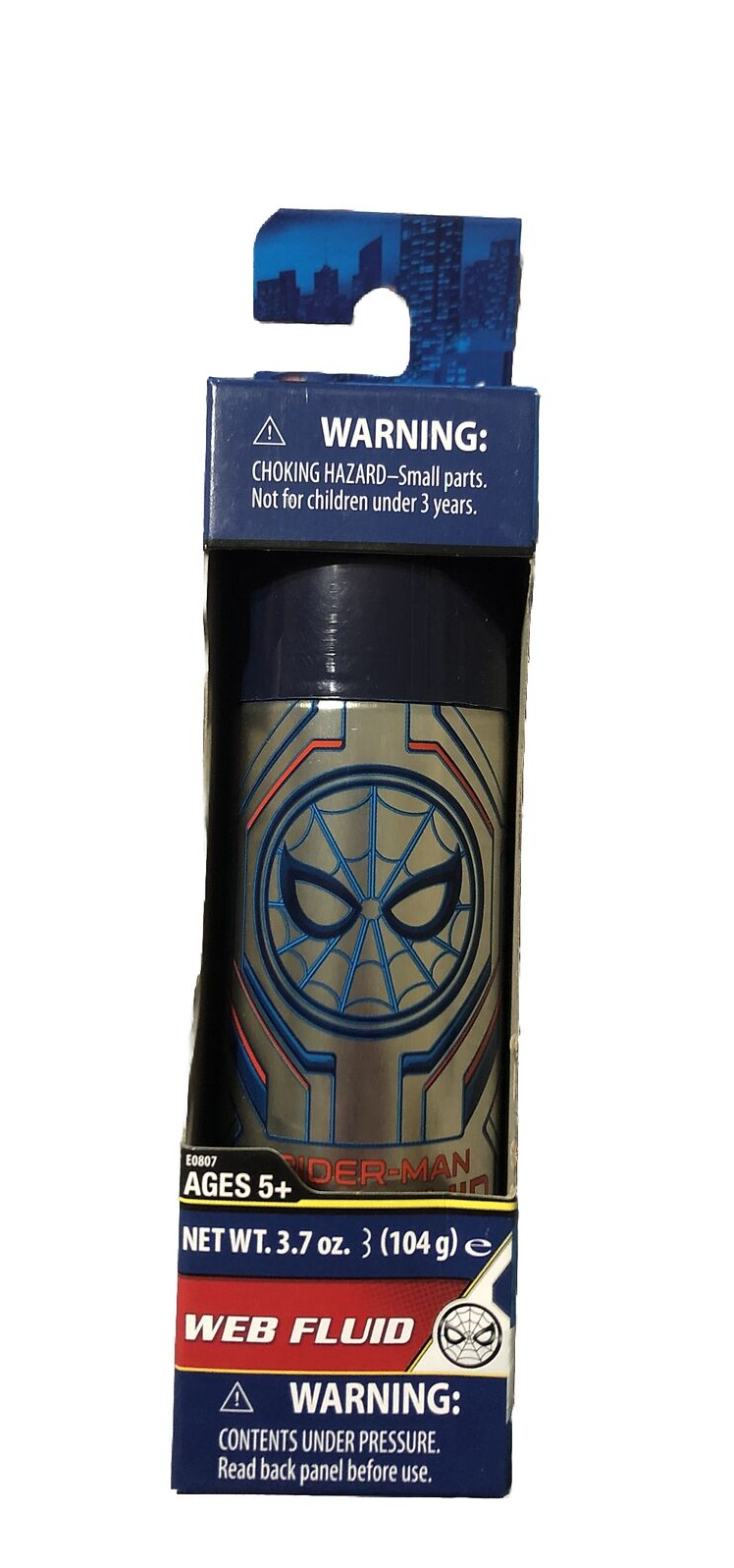 Hasbro Marvel Spider-Man Blue Web Fluid Refill - 3.7oz for sale online ...