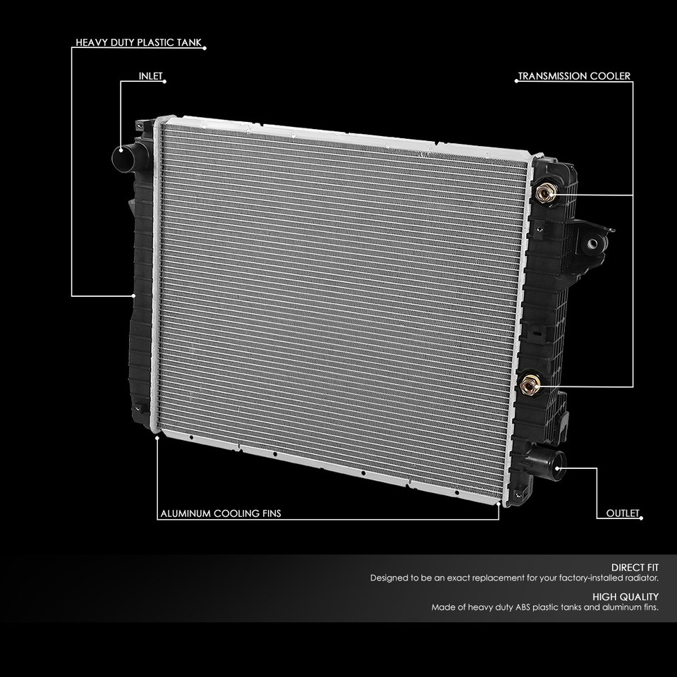 {DPI 13490} OE Style Aluminum Core High Flow Radiator for Ram 2500-5500 ...