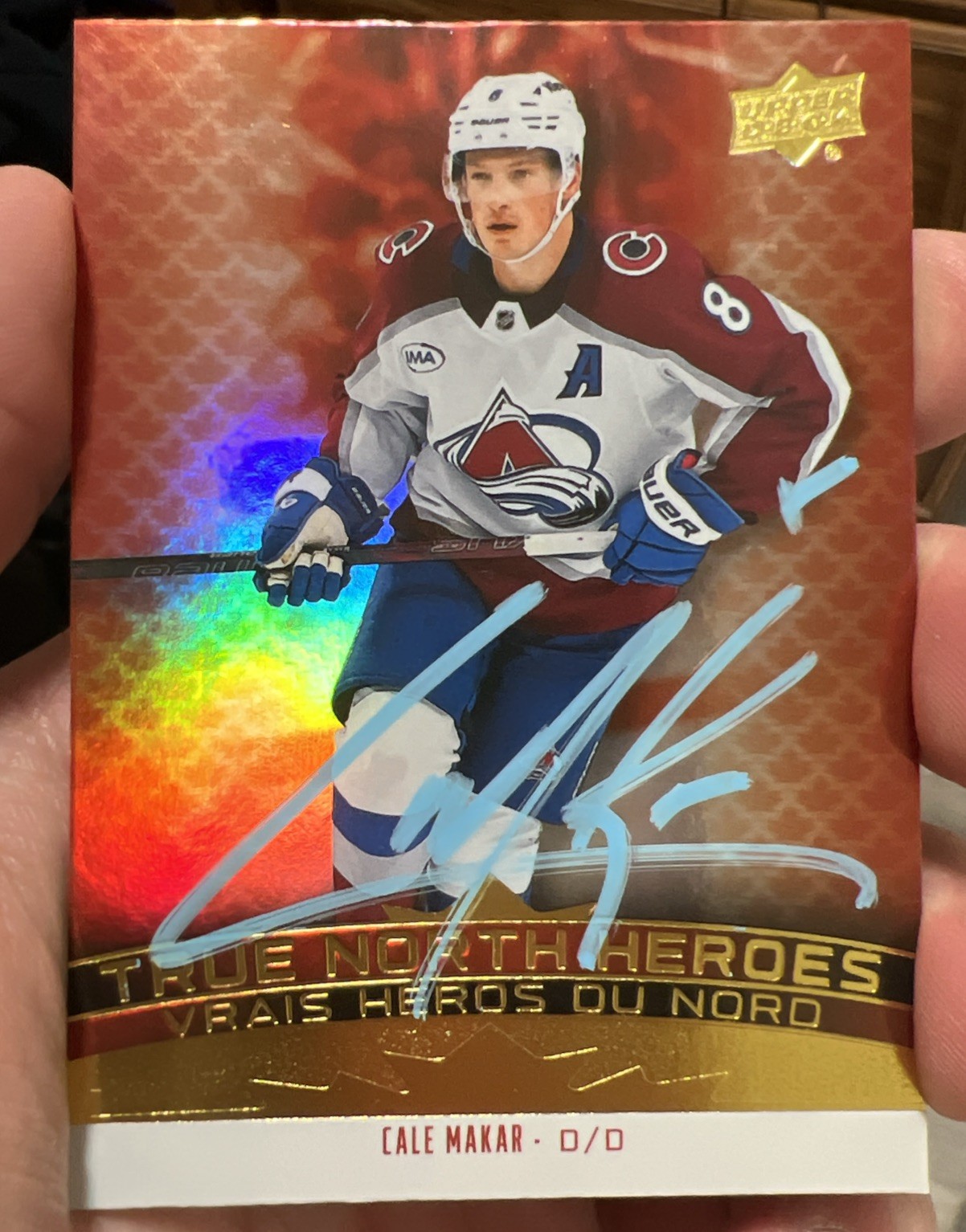 CALE MAKAR Signed 2025/26 TIM HORTONS Colorado Avalanche CARD IP | eBay
