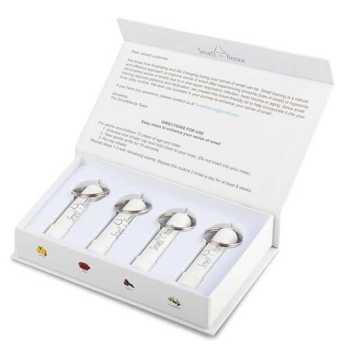 - Smell Training Kit for Loss of Smell- 4 Pack Aromatherapy-Inhaler Set ...