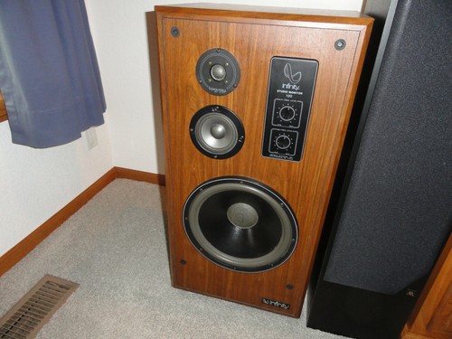 Vintage Infinity SM 120 Studio Monitor Floor Standing Speakers. local ...