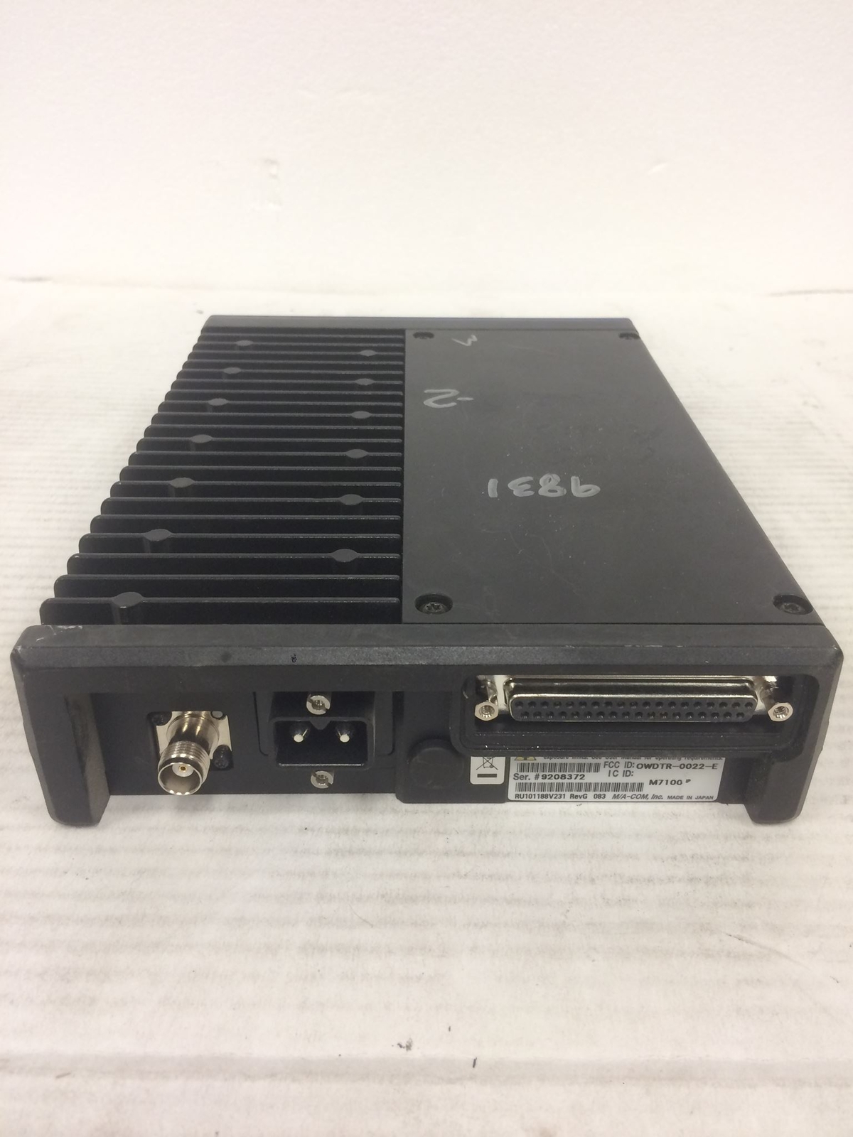 Harris MACOM M7100 Mobile 800mhz UHF Police Radio Scanner Mahg-n8mxx as ...