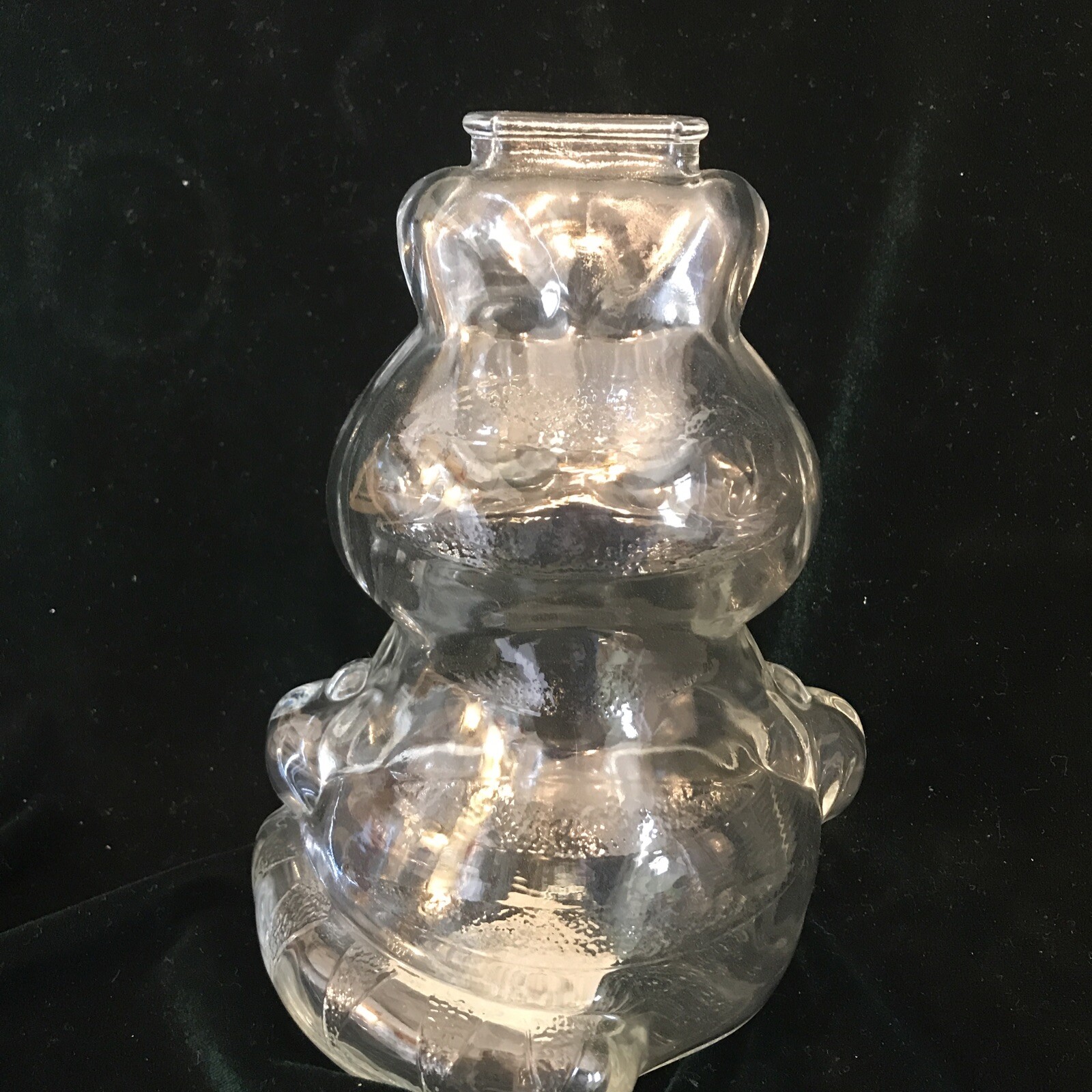 Vintage Clear Glass Garfield Bank Collectible Decor 1978 Excellent ...