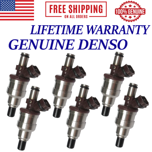 Set of 6 OEM DENSO Fuel Injectors for 1989-1995 Toyota 4Runner 3.0L V6 ...
