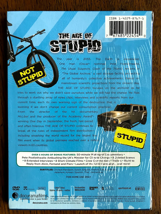 The Age of Stupid (DVD, 2010, 2-Disc Set) for sale online | eBay