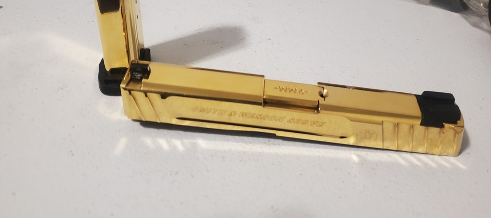Smith And Wesson Sd9ve Slide 24k Gold Plated (Barrel Not Included) | eBay