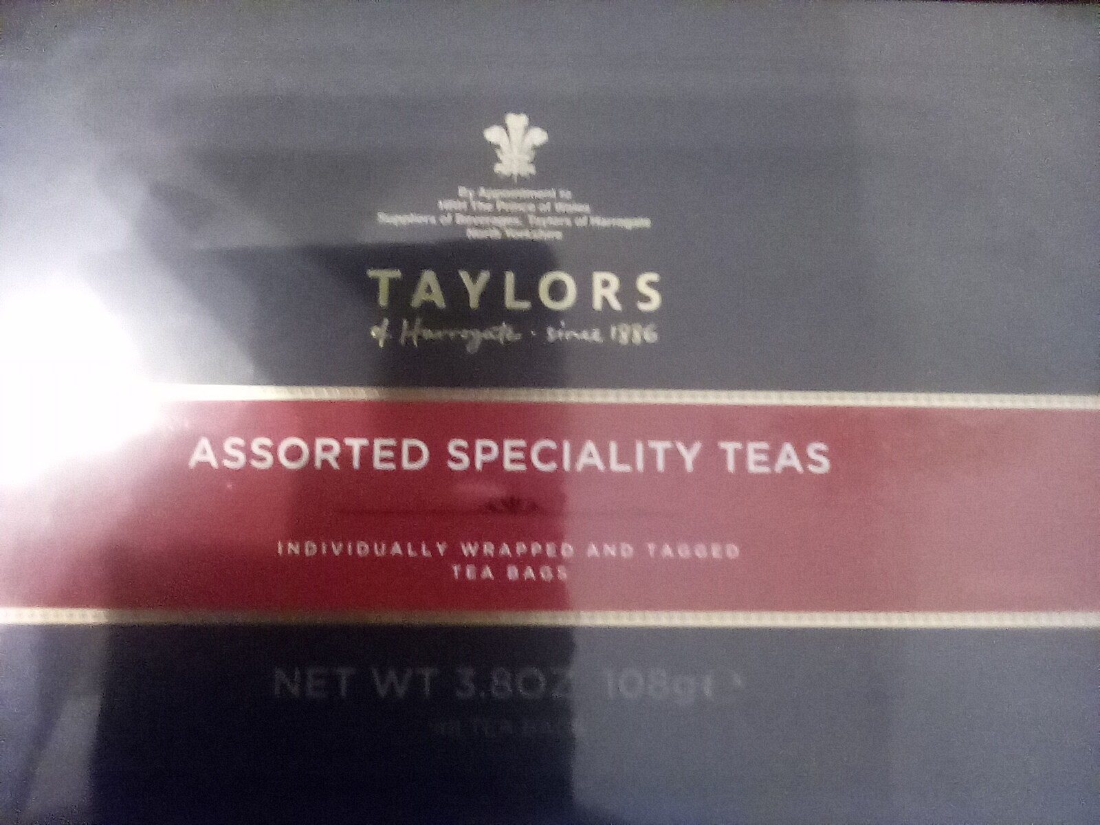 Taylors of Harrogate Assorted Specialty Teas Box , 48 count (Pack of 1 ...