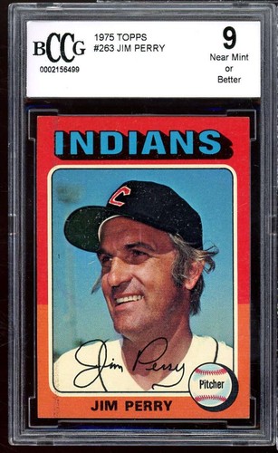 Jim Perry Card 1975 Topps #263 BGS BCCG 9 | eBay
