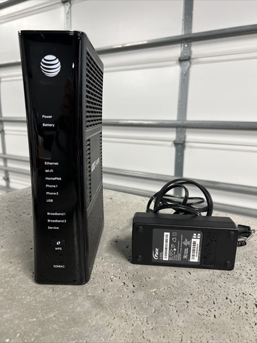 AT&T U-Verse Pace 5268AC Gateway Internet Wireless Modem Router With ...