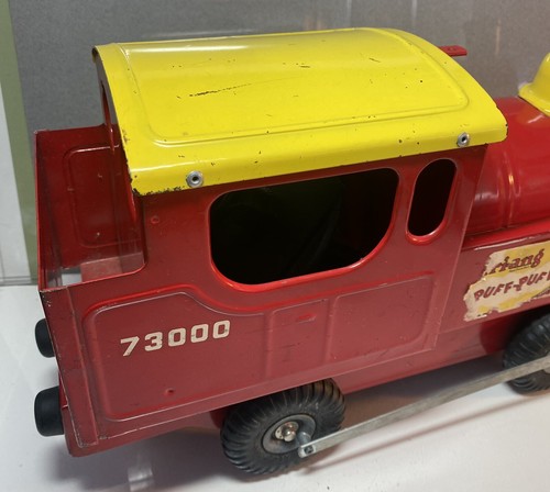 Vintage Large Metal Toy Train Triang Tri-Ang Puff Puff Locomotive ...