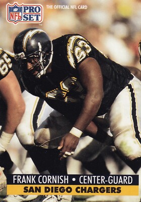1991 Pro Set #641 Frank Cornish San Diego Chargers + (Yes 4 Free ...