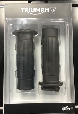 Triumph Motorcycle Gummy Grip Kit, 25.4 Black - A2041443 | eBay