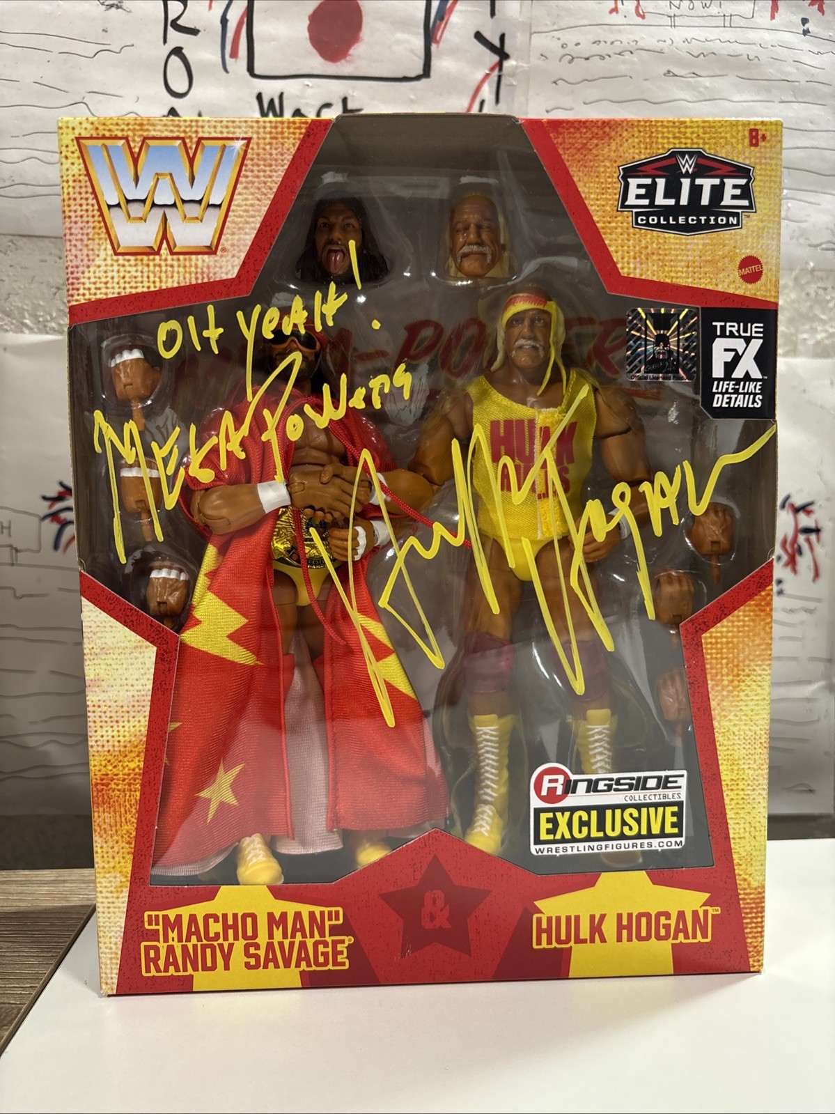 WWE HULK HOGAN STORE SIGNING AUTOGRAPH Elite Ringside Mega Powers ...