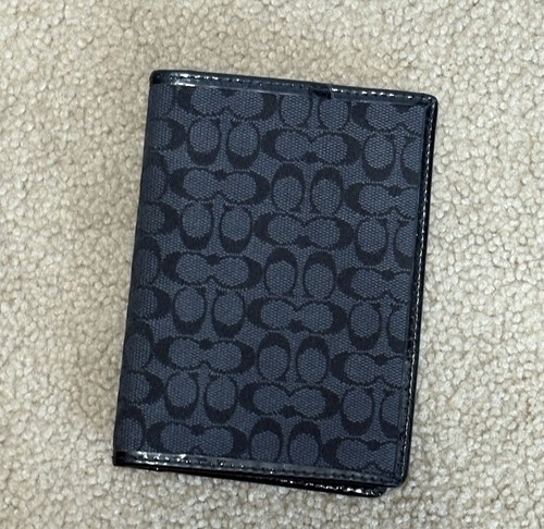 Coach Signature Collection Mini C Monogram Passport Cover Case | eBay