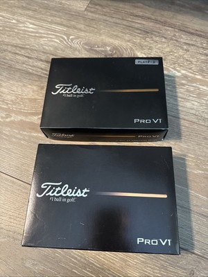 2 Packs Titleist Pro V1 Golf Balls, 1 Dozen (12 Balls, Total 24 Balls ...