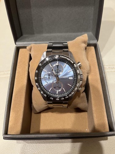 Seiko SBTR029 Ice Blue Chronograph Men's Watch, Used, Light Scratches ...