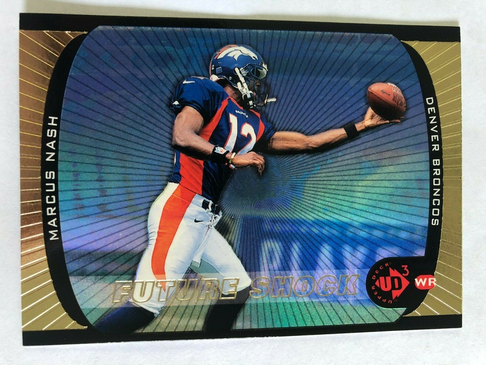 1998 Upper Deck UD3 Future Shock Marcus Nash #199 Rookie RC Denver ...