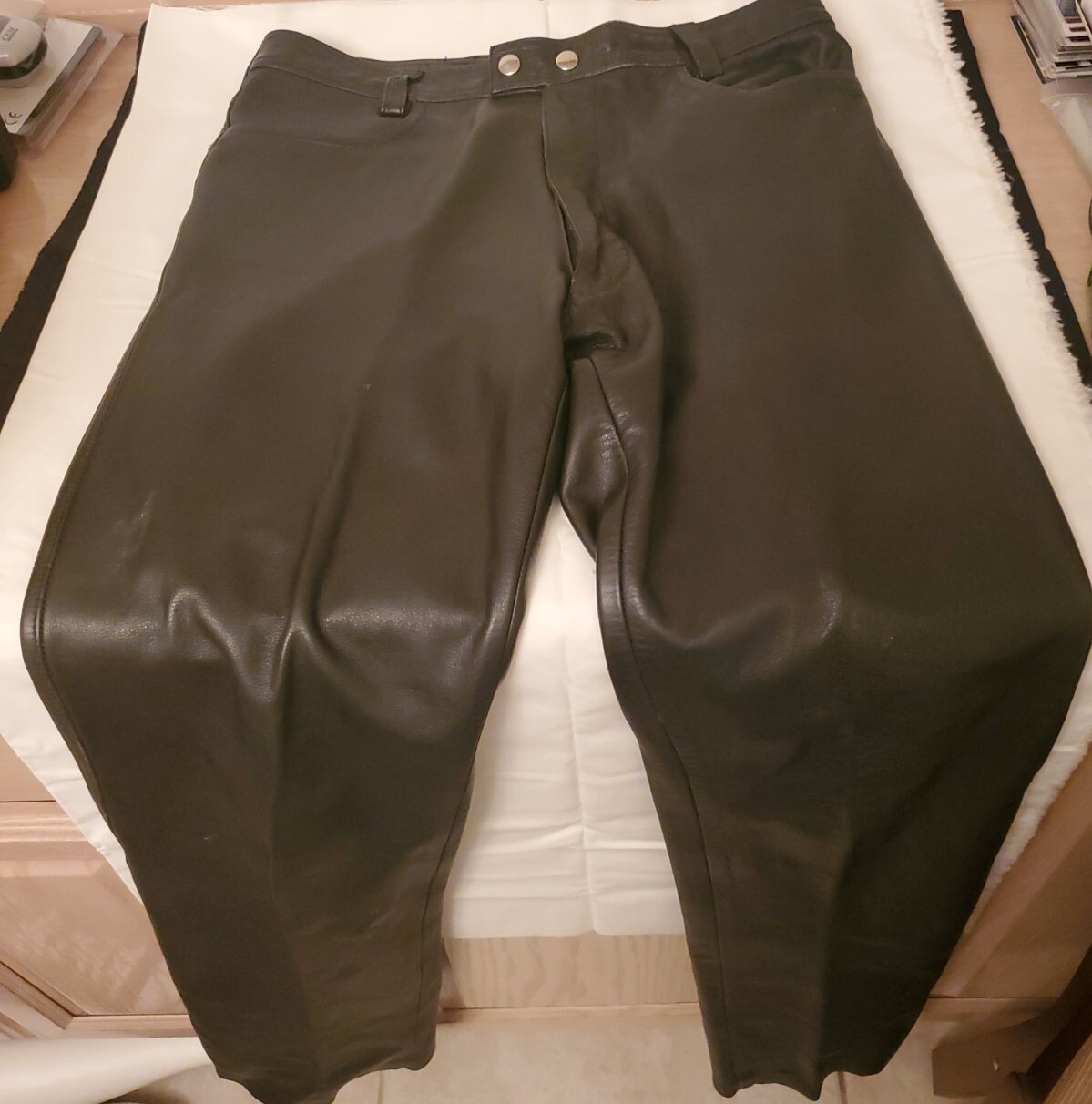 Rob Amsterdam Mens Leather Pants 30 x 32 vintage - Gem