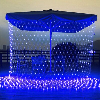 200 LED Net Curtain Mesh Fairy String Lights Home Party Wedding ...