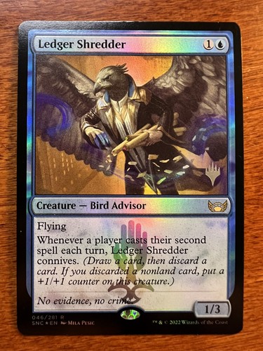 1x Ledger Shredder FOIL Promo - MTG Streets of New Capenna - NM-M | eBay