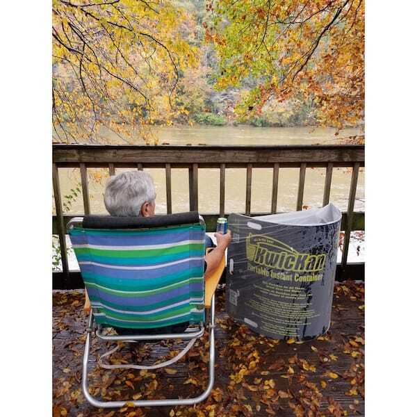 33-55 Gal KwicKan Instant Container Garbage, Portable Reusable ABS ...