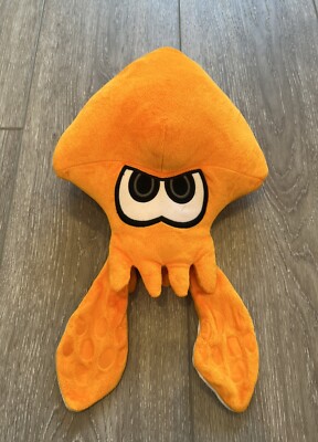 World Of Nintendo Splatoon Orange Inkling Squid Jumbo Plush 12" Height ...