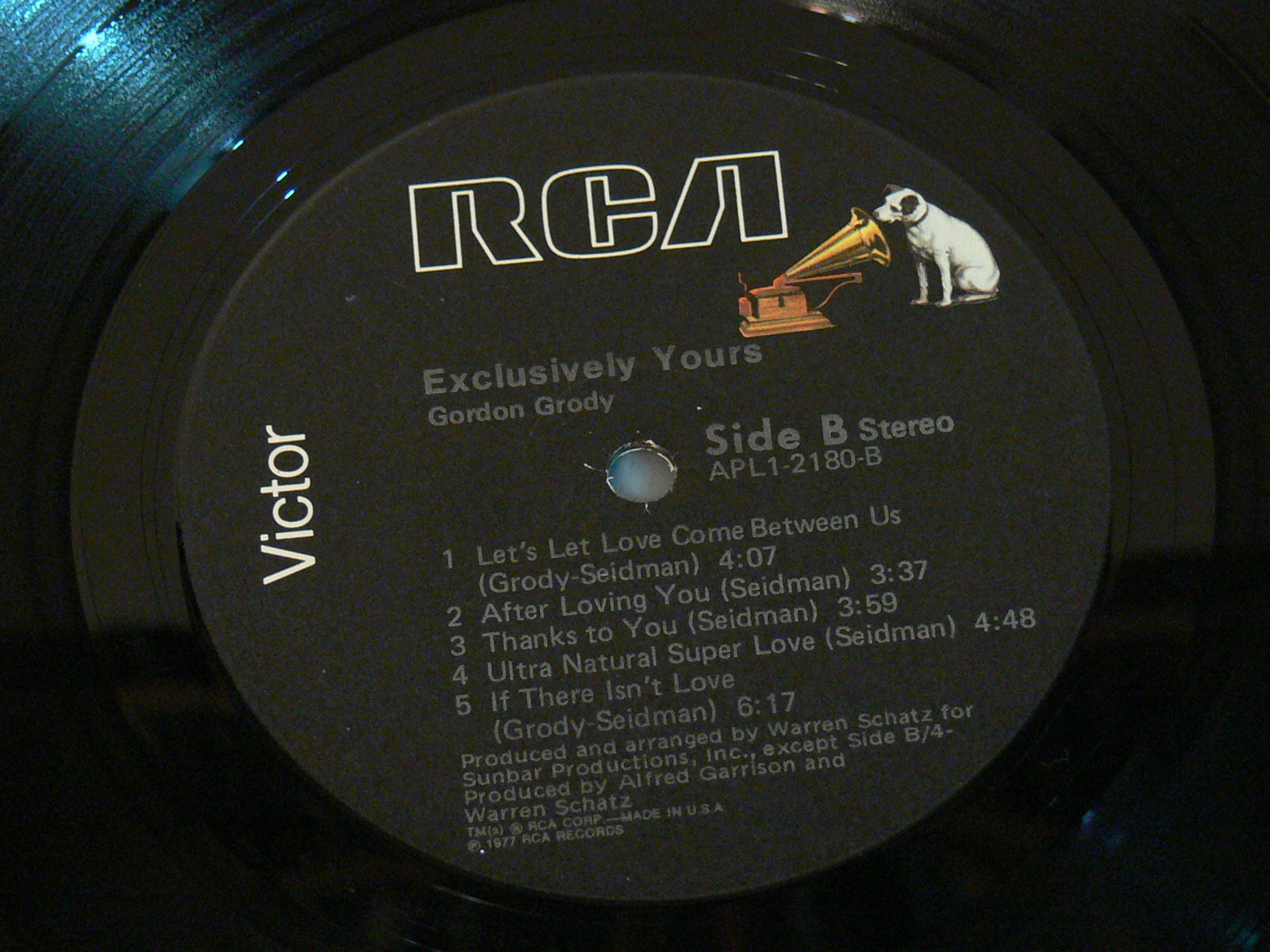 GORDON GRODY Exclusively Yours 1977 Vinyl LP Funk Soul Disco RCA ...