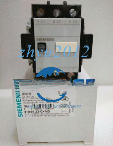 SIEMENS 3TB44 22-0XM0 220V Contactor New Free Shipping 3TB44 22-0XM0 | eBay