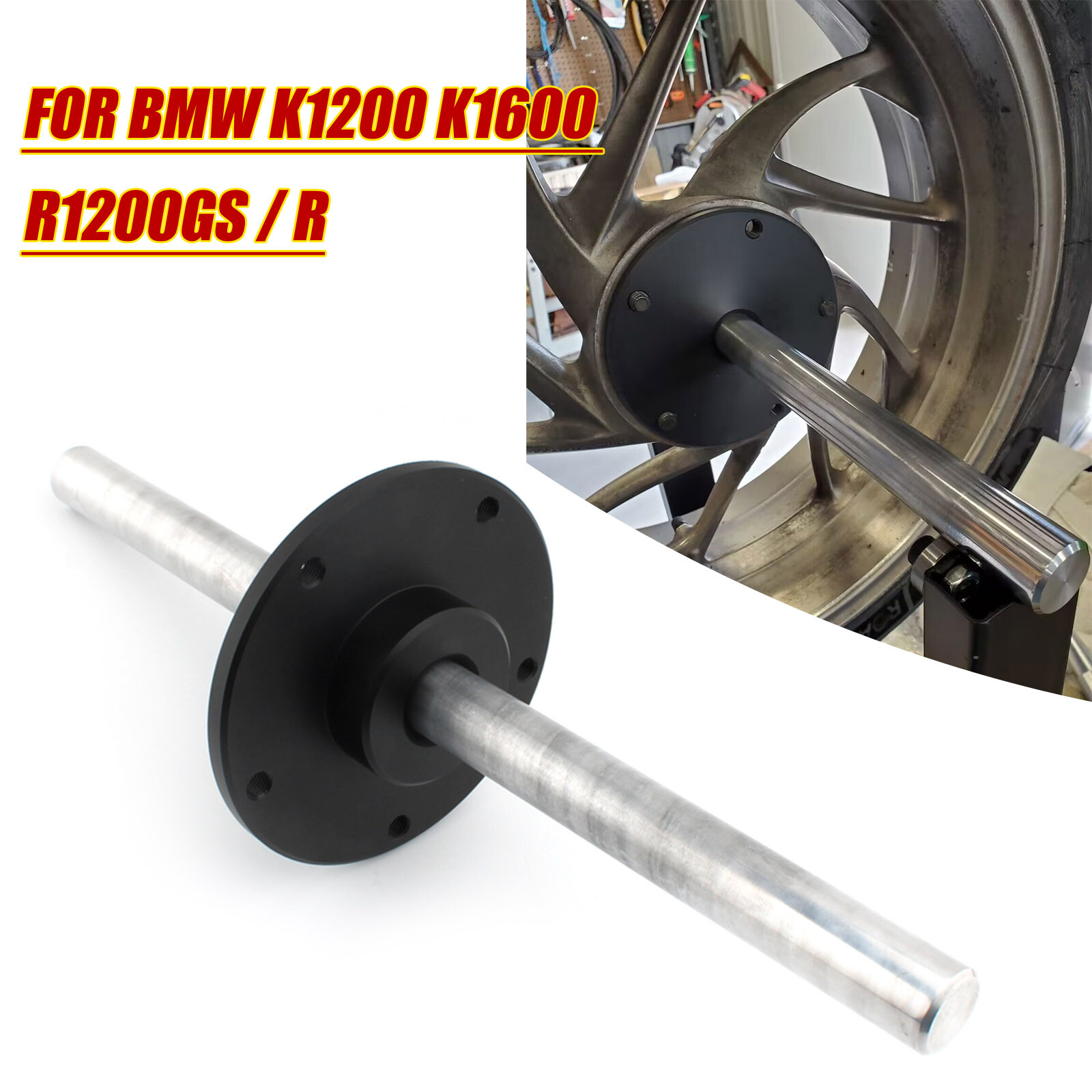 MOTORCYCLE WHEEL BALANCER TOOL SPINDLE ROD For BMW K1200 GT K1600GT ...