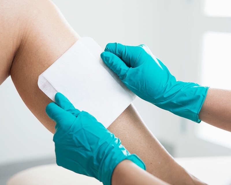 DryMax Super A sterile super absorbent dressing for exuding wounds 11cm ...