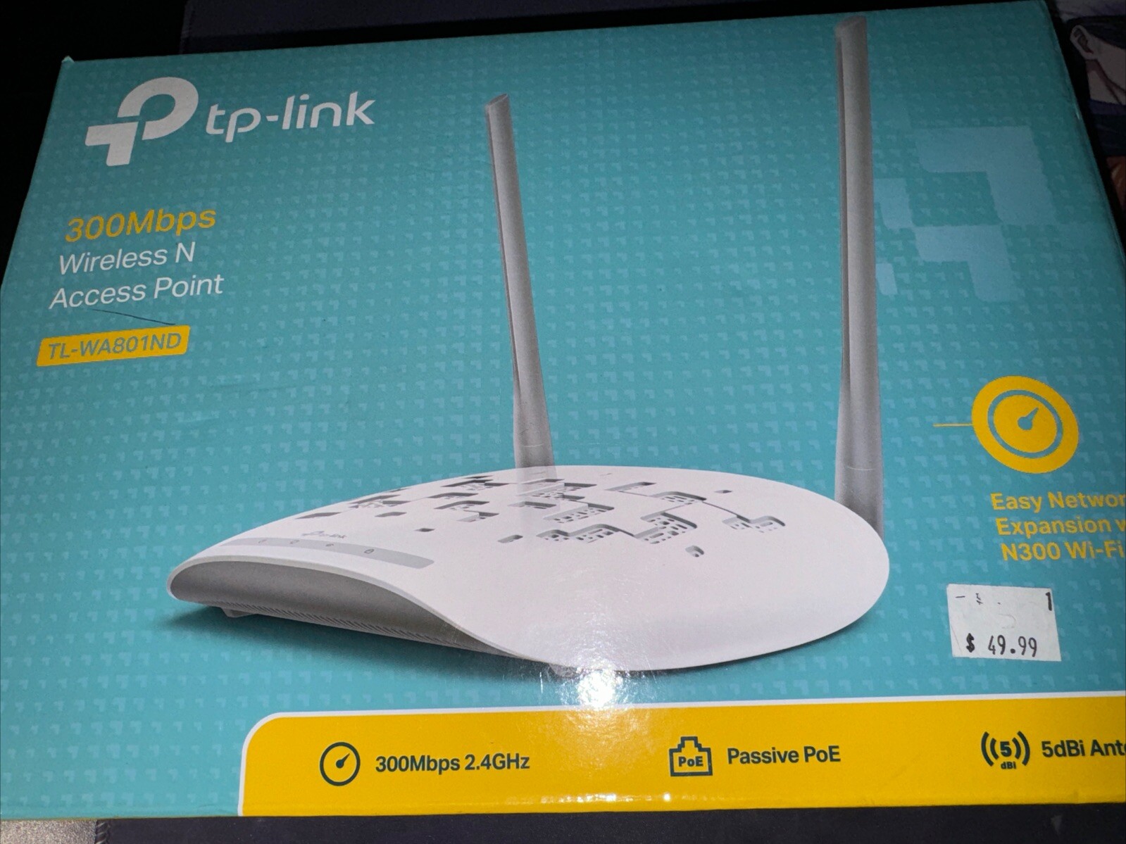 TP-LINK TL-WA801ND 300Mbps 2.4GHz Wireless N Access Point - White for ...