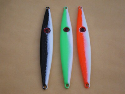 12 PCS. VERTICAL JIG/FAST FALL JIGGING/FISHING LURE BAIT 5 OZ. 3 COLORS ...