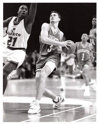 REX CHAPMAN Charlotte Hornets Basketball NBA 8x10 Promo Photo 1989 Jeff ...