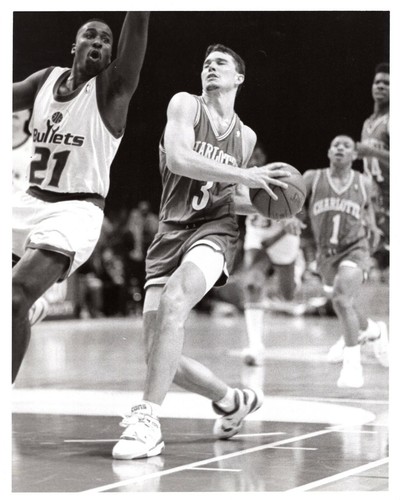 REX CHAPMAN Charlotte Hornets Basketball NBA 8x10 Promo Photo 1989 Jeff ...