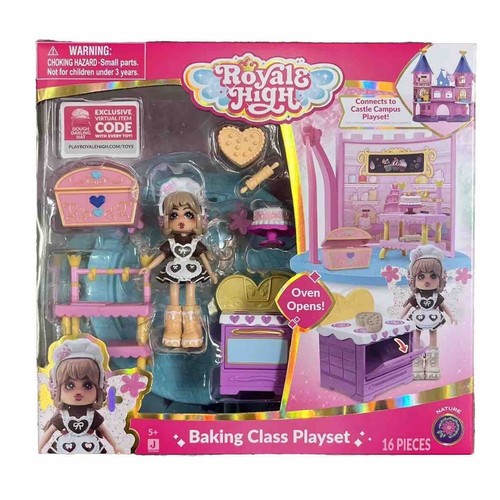 Royale High Doll Toy Baking Class Playset With Code 2024 Roblox Brand ...